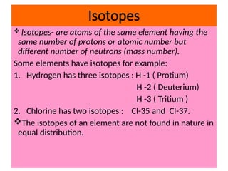 Structure of substances 4.1 Historical Development of The Atomic Nature ...