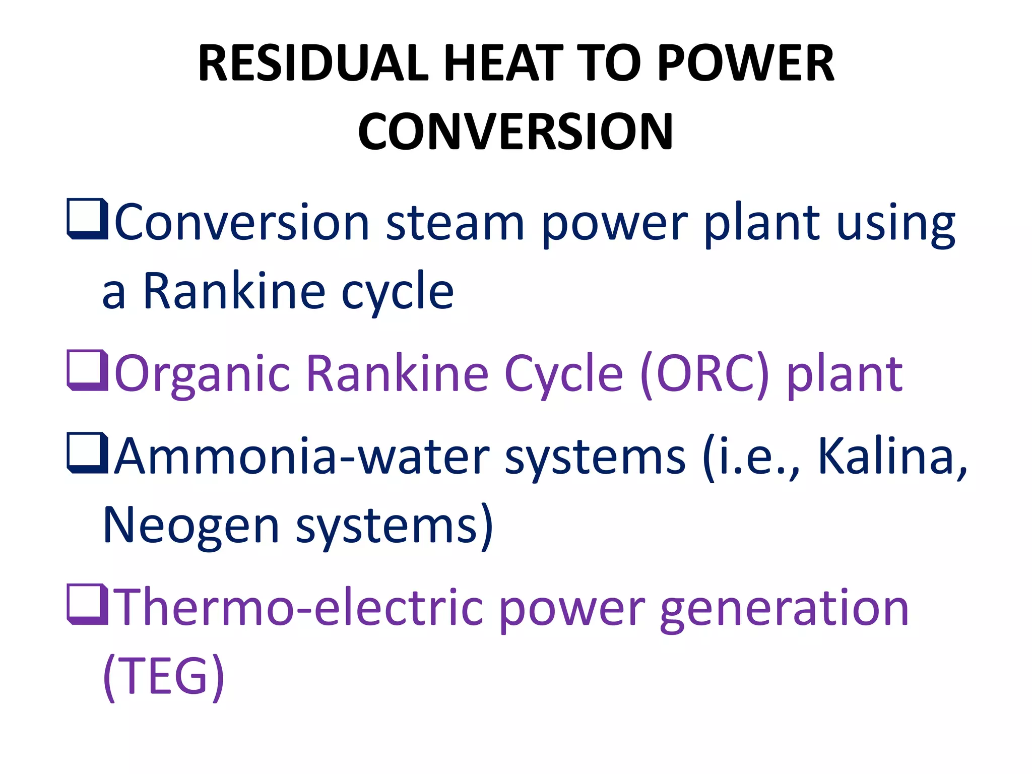 Unit 4 cogeneration | PPTX
