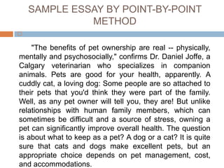 Unit 4 comparison-contrast essay - | PPT