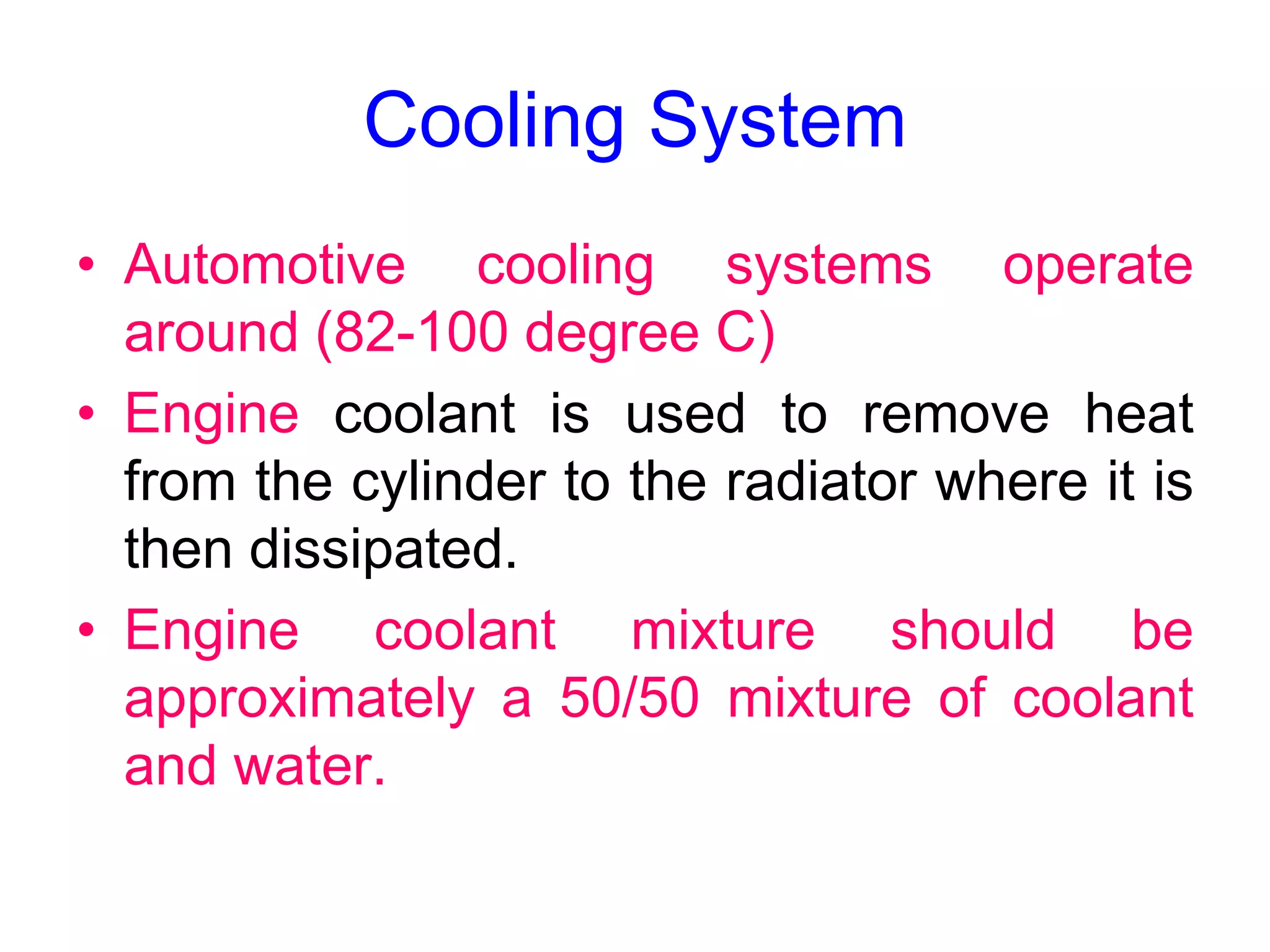 Unit 4 cooling system | PPT