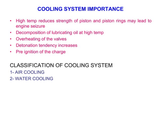 Unit 4 cooling system | PPT