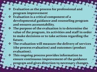 counseling psychology- evaluation of counseling | PPTX