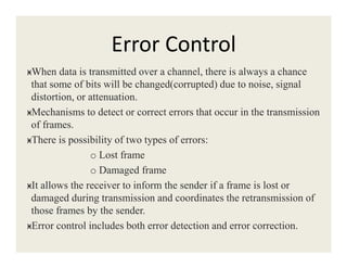 Unit 4 data link layer | PDF