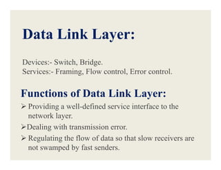 Unit 4 data link layer | PPT