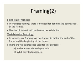 Unit 4 data link layer | PDF