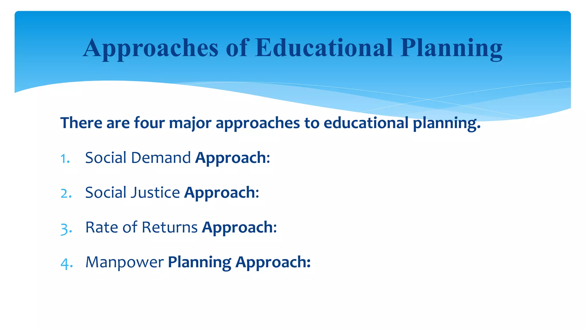 Unit 4 educational planning | PPTX