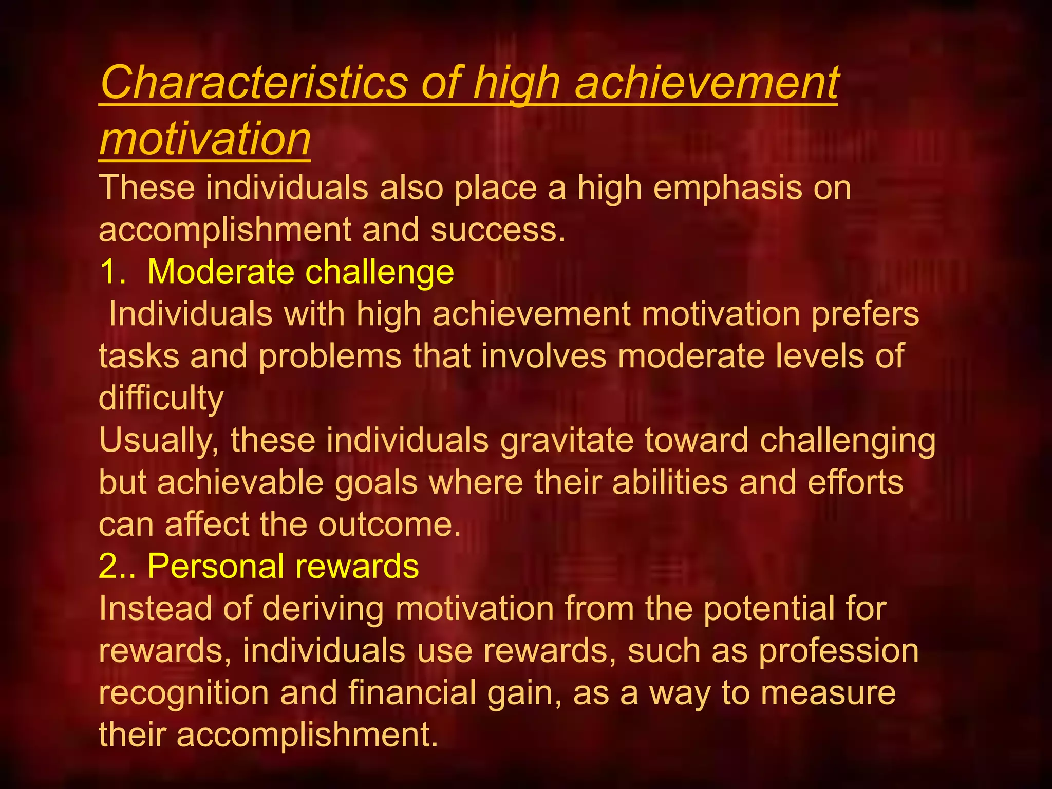 educational psychology- achievement motivation | PPTX
