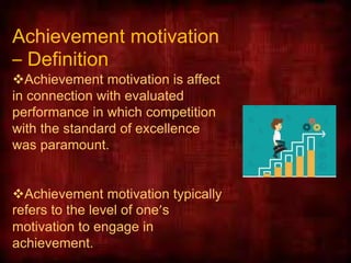 educational psychology- achievement motivation | PPTX | Mental Health ...
