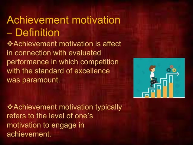 educational psychology- achievement motivation | PPTX | Mental Health ...
