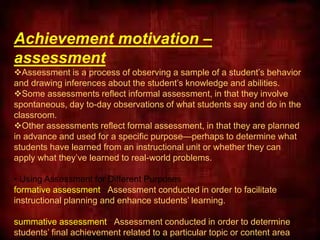 educational psychology- achievement motivation | PPTX