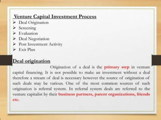 unit - 4 Financial services.pptx venture Capital , Introduction ...