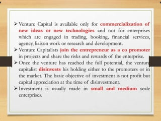 unit - 4 Financial services.pptx venture Capital , Introduction ...