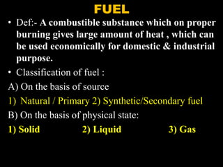 Unit 4 Fuels | PDF
