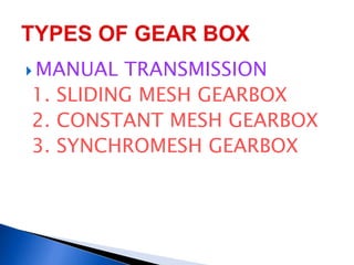UNIT-4 GEAR BOX.ppt