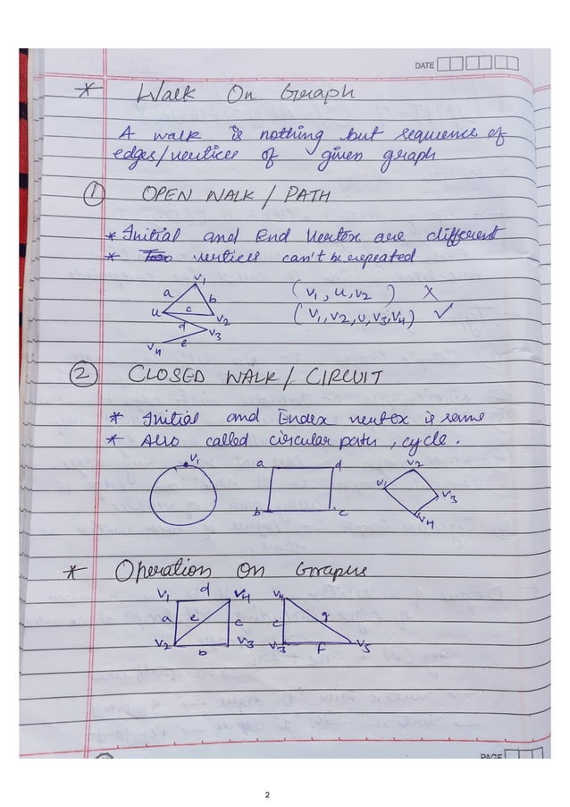 Graph theory || Fundamental of Computer Science | PDF