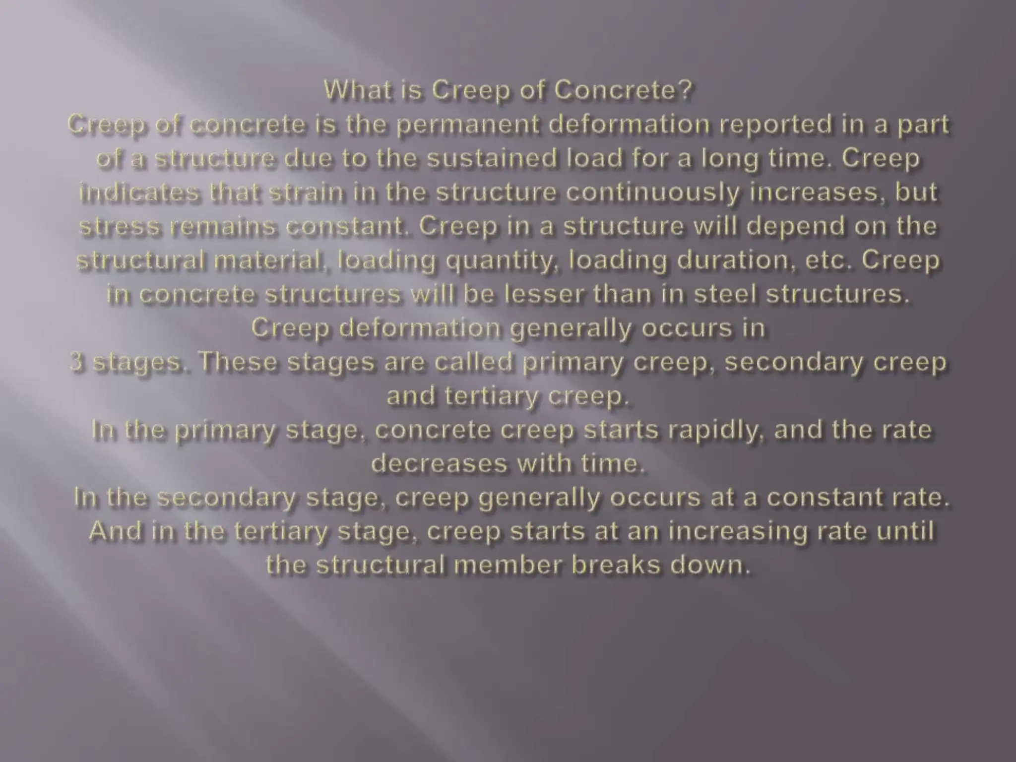 Water / Cement ratio – Abram’s Law – Gel/space ratio – Gain of strength ...