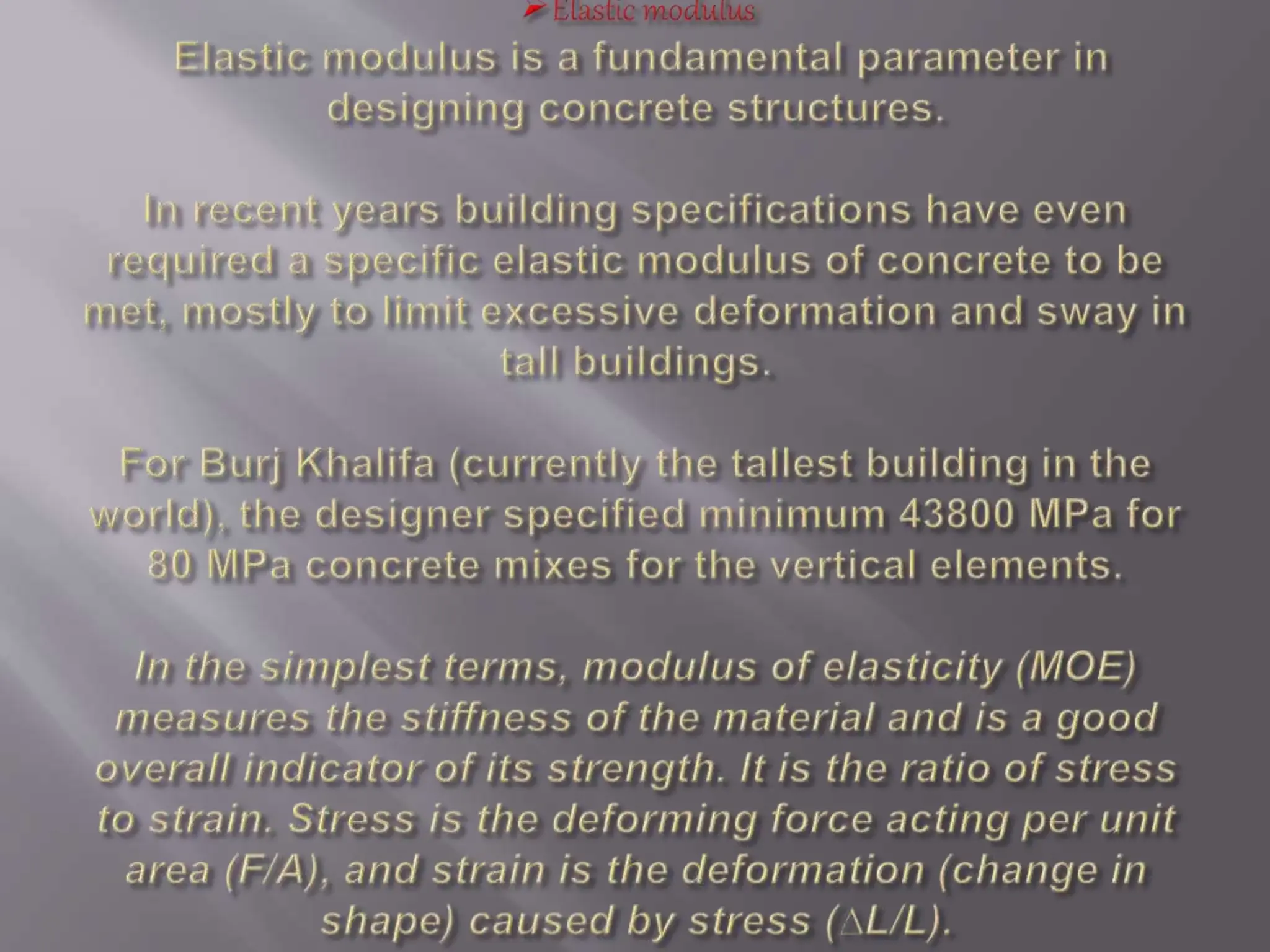 Water / Cement ratio – Abram’s Law – Gel/space ratio – Gain of strength ...