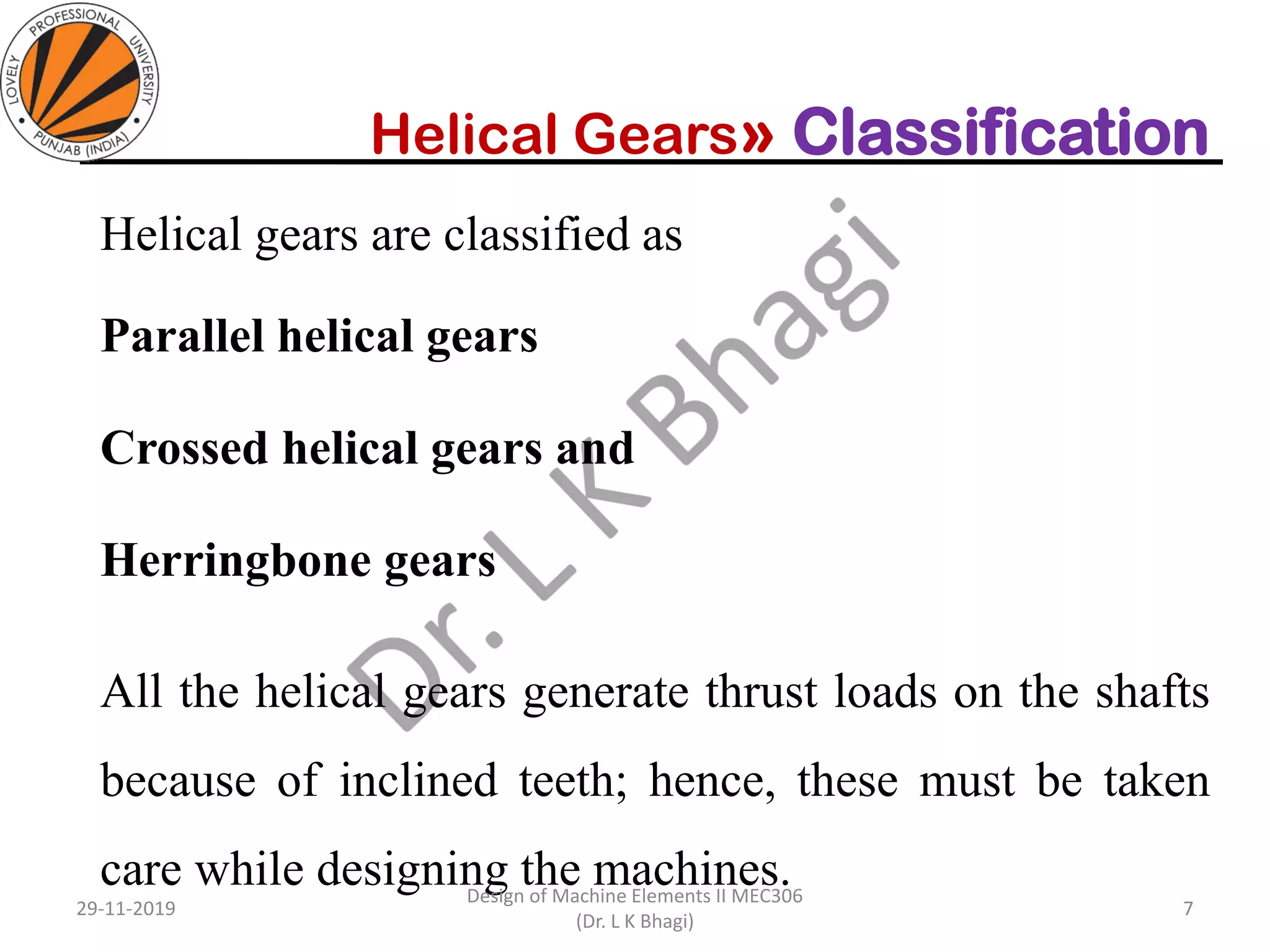Unit 4 helical gear | PDF