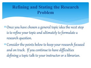 Unit 4 identification of research problem | PPTX