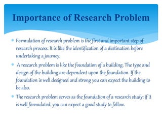 Unit 4 identification of research problem | PPTX
