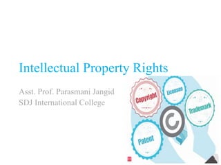 Intellectual property rights | PPT