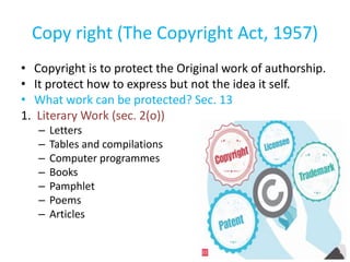 Intellectual property rights | PPTX