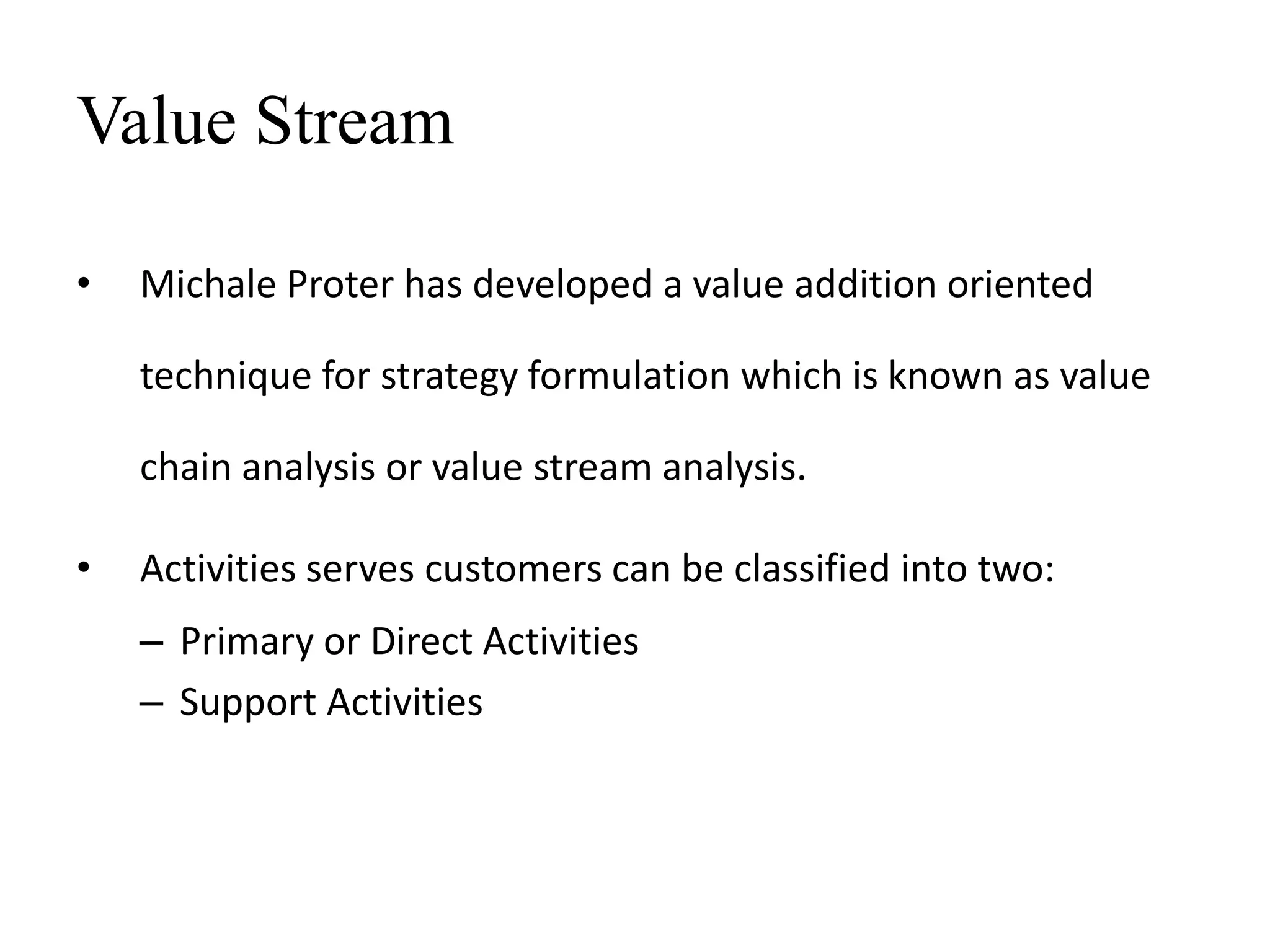 BPR ERP Value Stream Management | PPT
