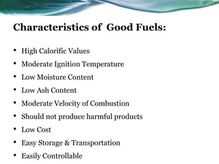 Unit 4 introduction to fuels and combustion | PPTX