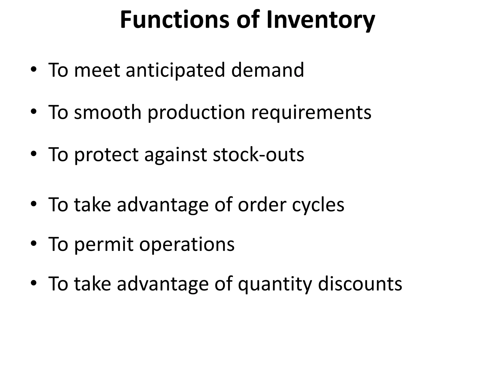 Inventory management | PPTX