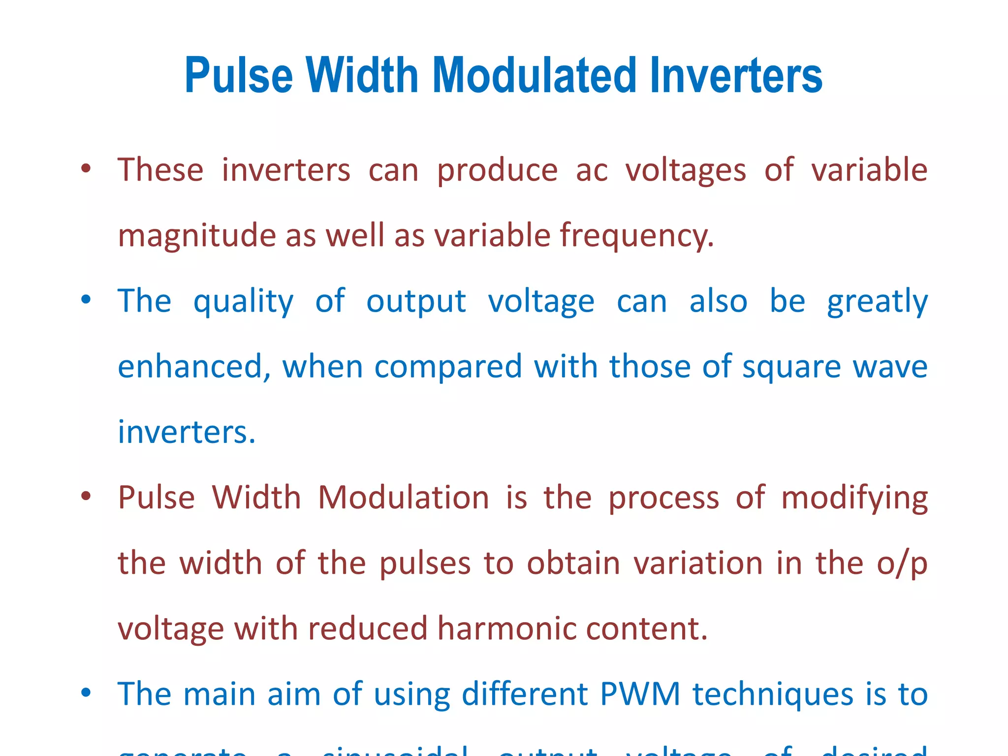 Unit- 4 inverters (part-2) | PPTX