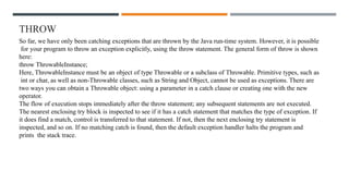 Unit-4 Java ppt for BCA Students Madras Univ | PPTX
