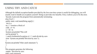 Unit-4 Java ppt for BCA Students Madras Univ | PPTX