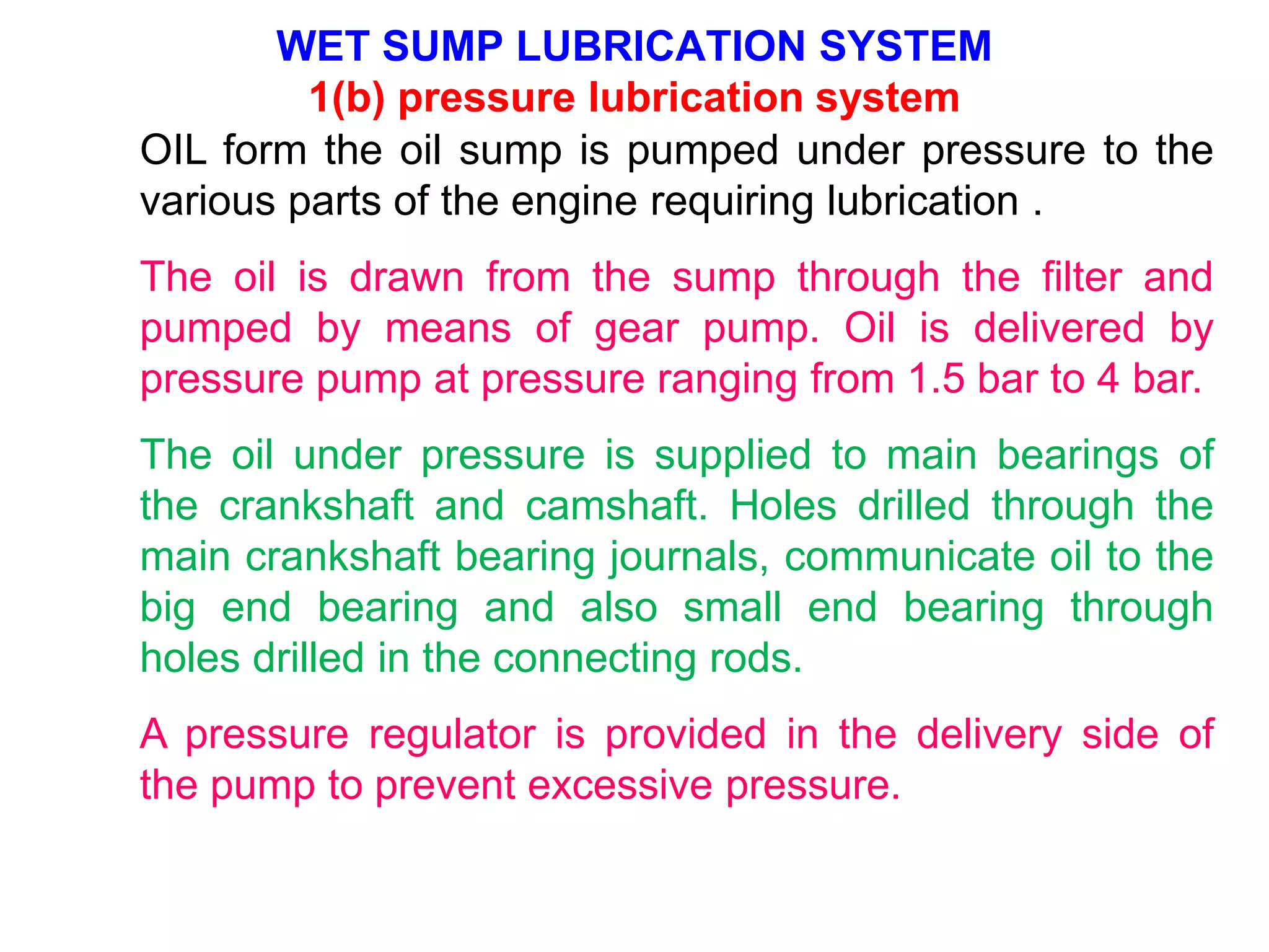 Unit 4 lubrication system | PPTX