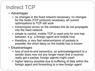 Mobile Transport layer | PPTX