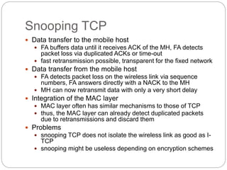 Mobile Transport layer | PPTX