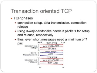 Mobile Transport layer | PPTX
