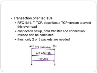 Mobile Transport layer | PPTX