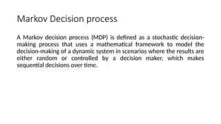 unit-4 Markov Decision process presentation.pptx