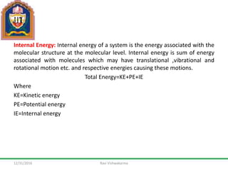 First Law of Thermodynamics (Basic) | PPT