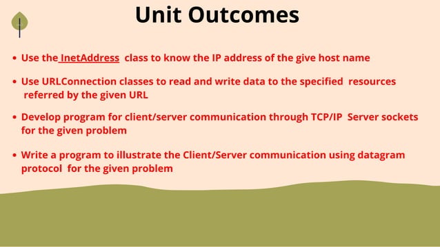 Unit-4 networking basics in java | PDF