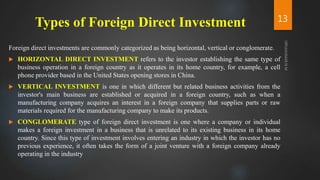 Foreign Direct & Portfolio Investments | PPTX