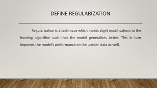 Unit-4 PART-4 Overfitting.pptx