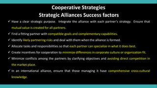Unit - 4_Part C_Strategic Management (18MBA25)_Cooperative Strategies | PPT