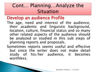 Unit 4 planning writing and completing proposals and reports | PPTX