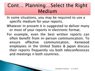 Unit 4 planning writing and completing proposals and reports | PPTX