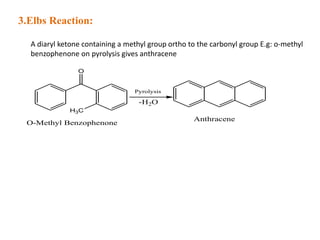 Reaction of anthracene | PPTX
