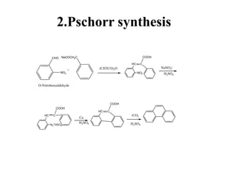 Reaction of anthracene | PPTX