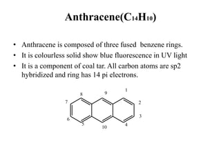 Reaction of anthracene | PPTX