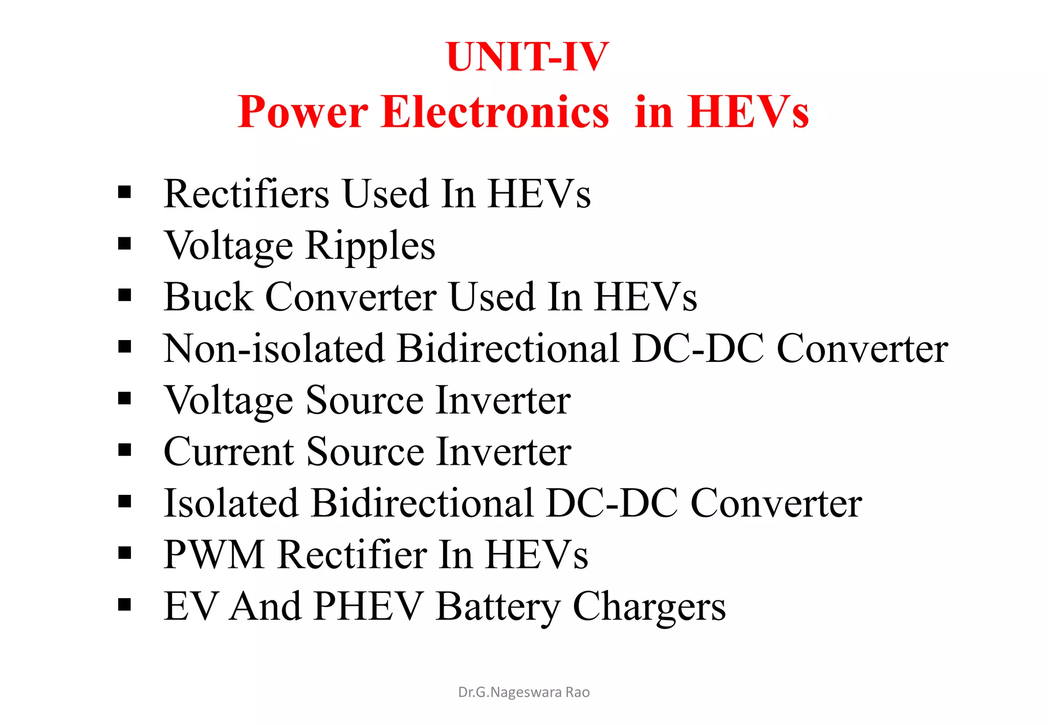 UNIT-4 Power Electronics in HEVs.pdf