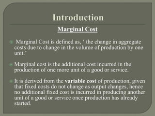Introduction to Marginal Costing Concepts | PPT